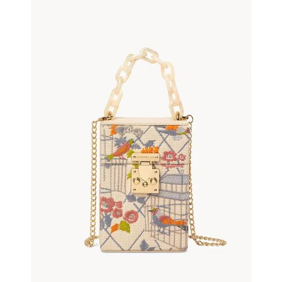 Spartina 449 | Bags | New Spartina 449 Embroidered Songbird Lark Box ...